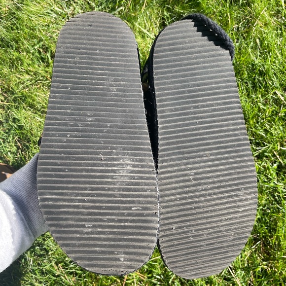 FARM Rio | Shoes | Farm Rio Black Rope Tie Flatform Sandal | Poshmark